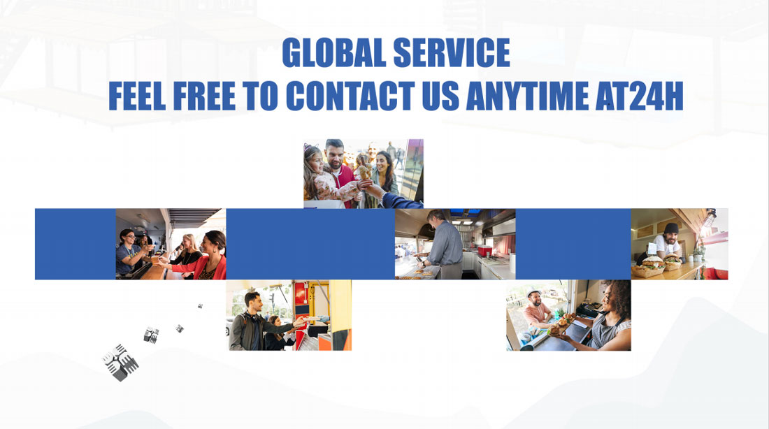 Double Decker Food Truck - Factory Price From Wehope Trailer